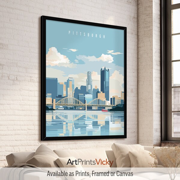 Pittsburgh Print - Etsy