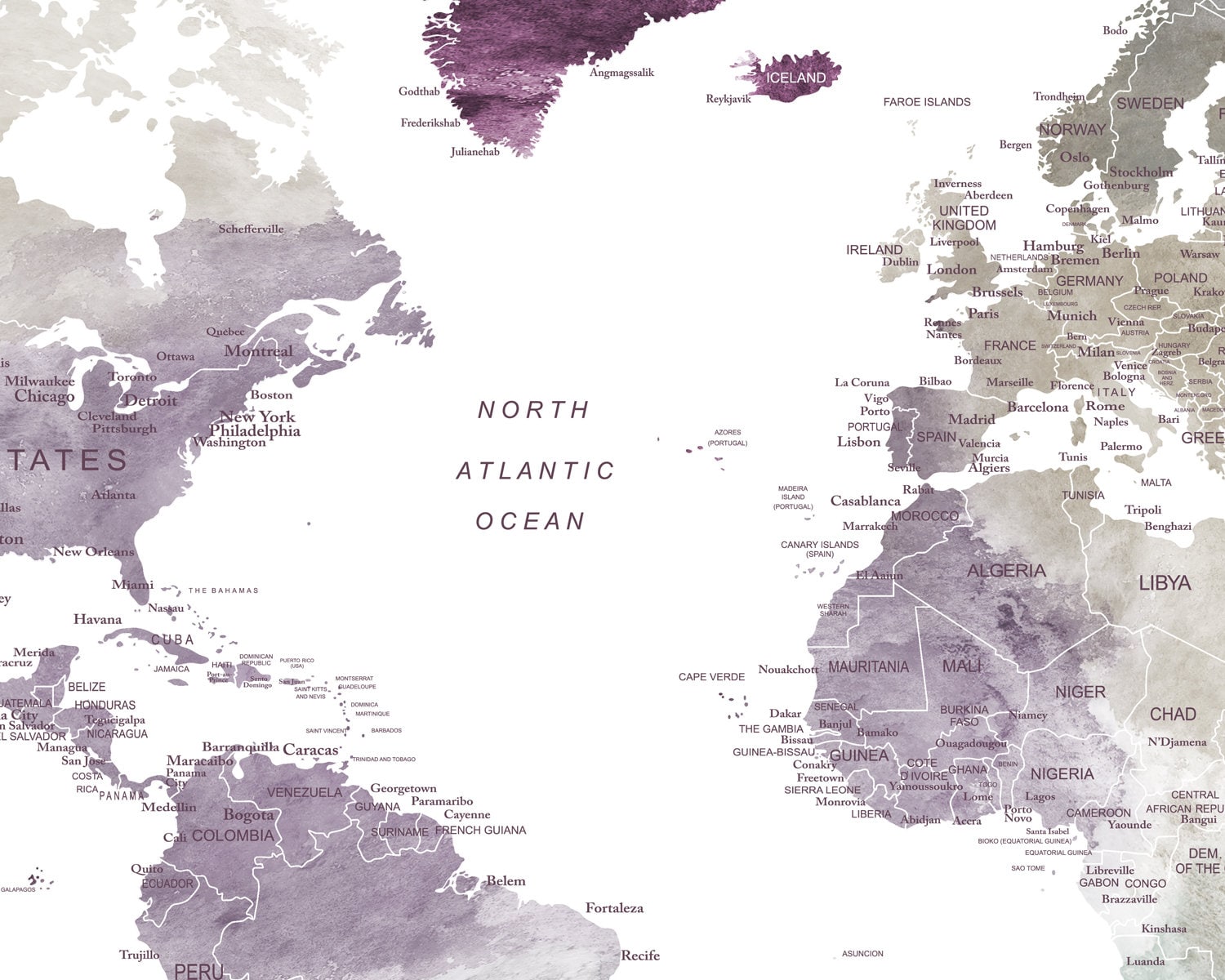 Azores Islands On World Map