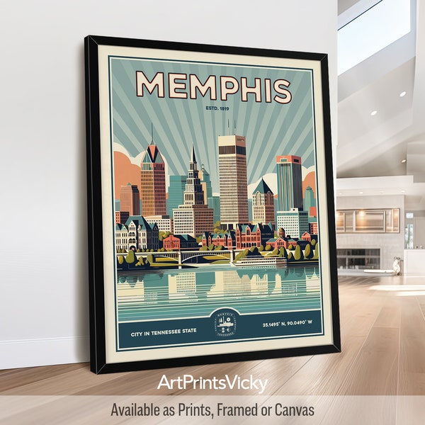 Memphis Print - Etsy