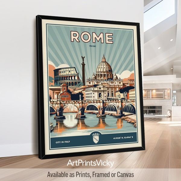 Rome Print - Etsy