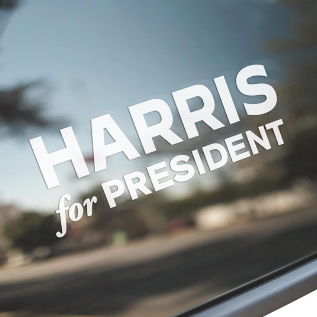 Kamala Harris for President 2024 Decal Bumper Sticker WATERPROOF - Etsy ...