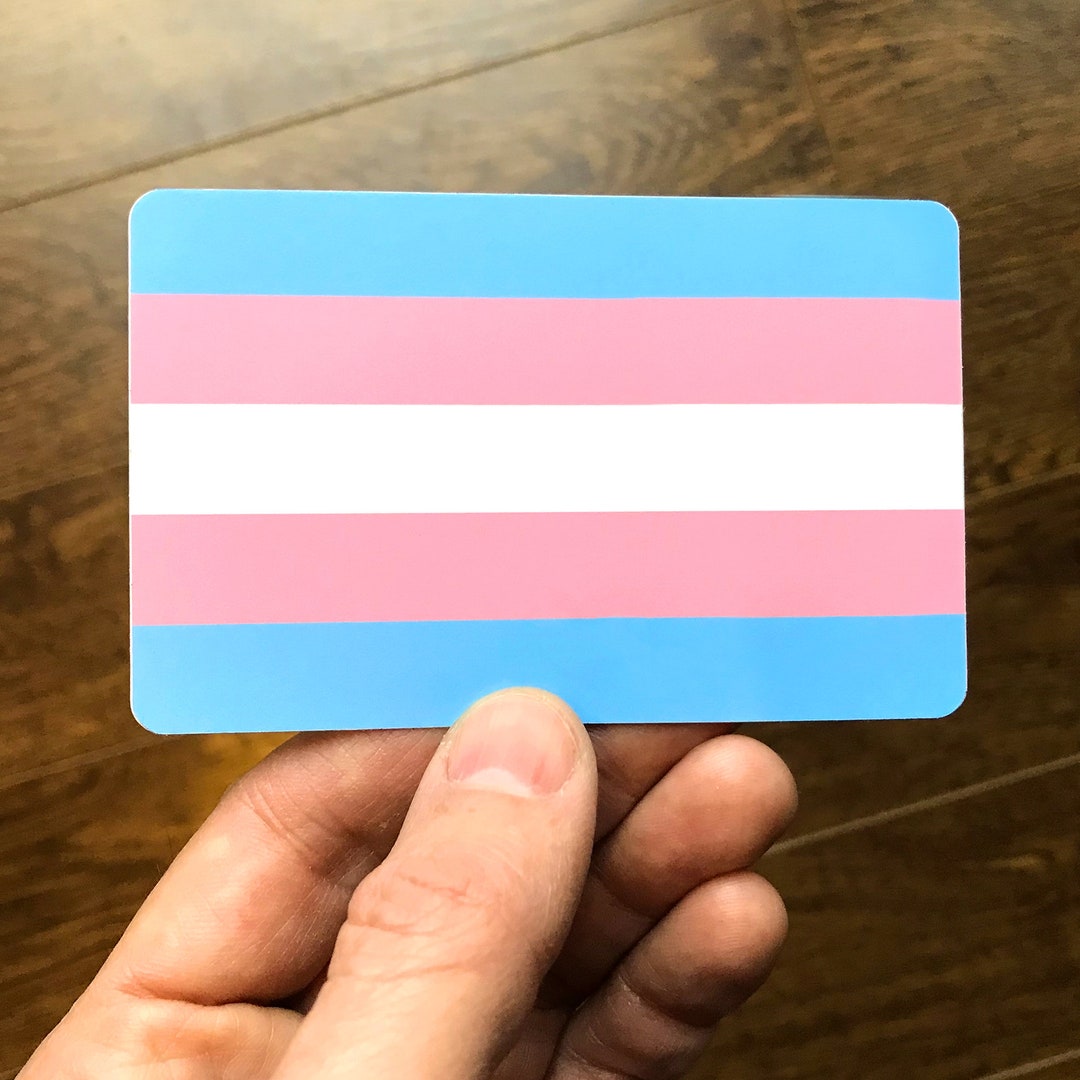 WATERPROOF Trans Transgender Pride Flag Sticker - Etsy