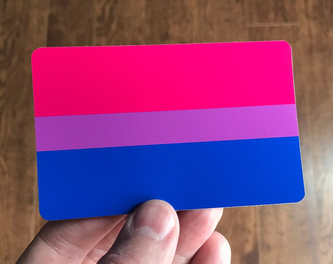 WATERPROOF Bi Pride Bisexual Flag Sticker - Etsy