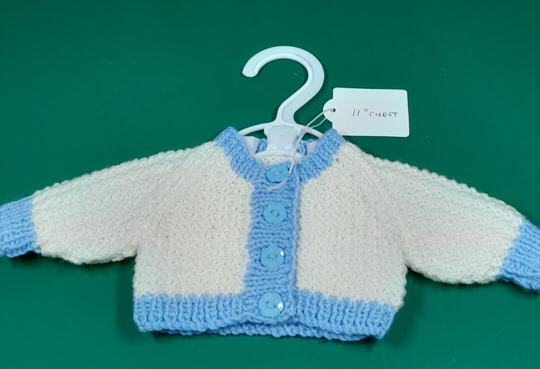 Premature Baby Cardigans, 5- 7lbs. - Etsy