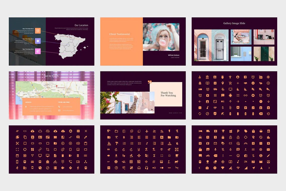 Canva Business PowerPoint Presentation Template | Etsy