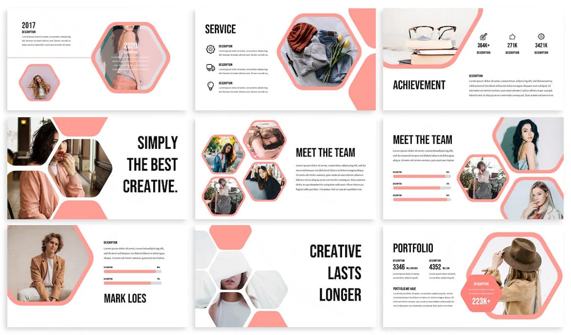 Modèle de présentation PowerPoint dentreprise Canva | Etsy