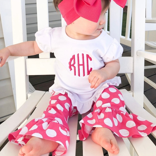 Girls Ruffle Pants - Etsy