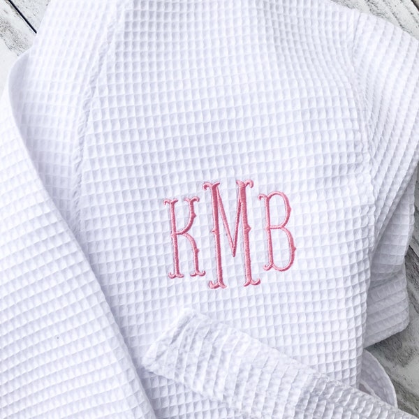 Preppy Monogrammed Bath Robe - Etsy