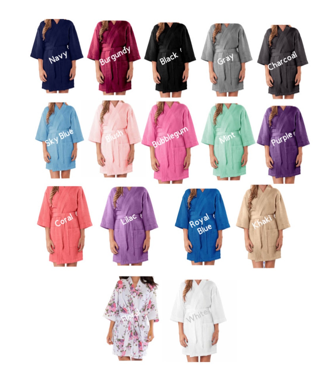 Personalized Bath Robe Monogrammed Bath Robe Women's - Etsy