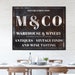 Large Family Name Sign Personalized Family Sign Canvas Wall Art Bar ...