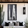 Arizona Western Boho Porch Sign, Outdoor Garden Tapestry Vinyl Sign ...