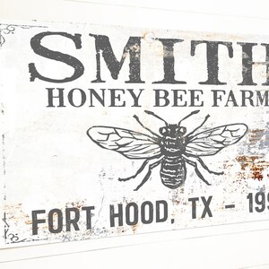 Last Name Est Sign Family Name Sign Gift for Her Rustic Established ...