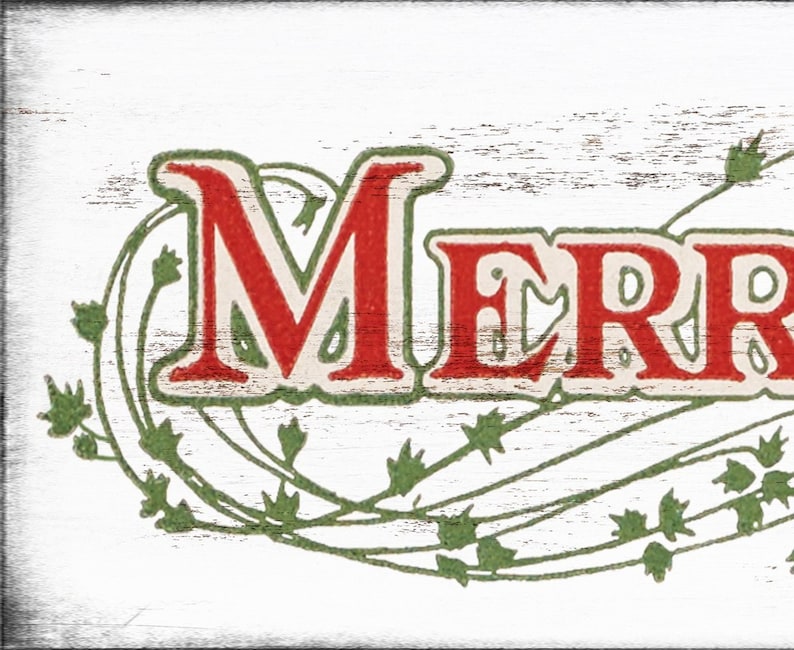 Rustic Merry Christmas Sign Merry Christmas Wall Decor Rustic - Etsy