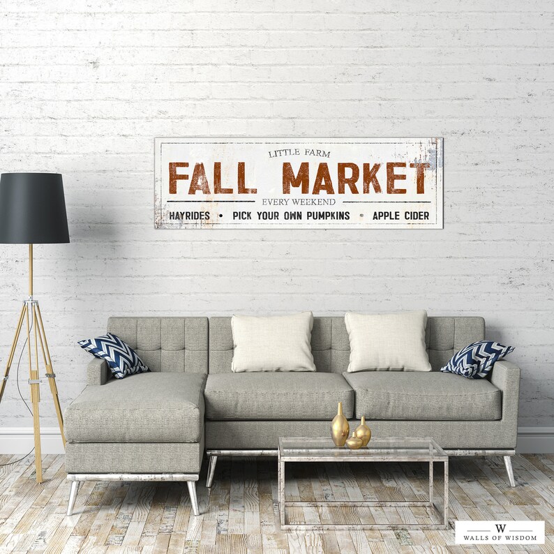 Fall Decor Fall Market Sign Farmhouse Fall Signs Gift for Her - Etsy