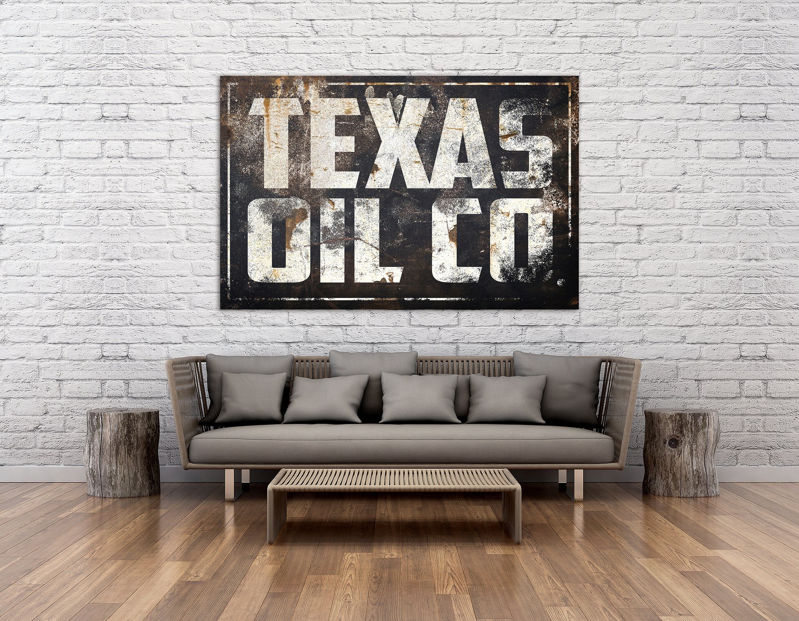 Texas Metal Wall Art FAUX Large Farmhouse Kitchen Signs | Etsy