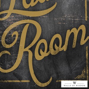 Ladies Room Bathroom Sign Printable Wall Art Powder Room Sign Boho ...