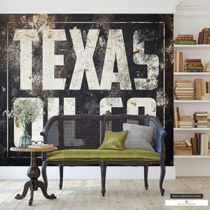 Texas Western Decor Mural Wallpaper Peel and Stick Large Wall Art ...