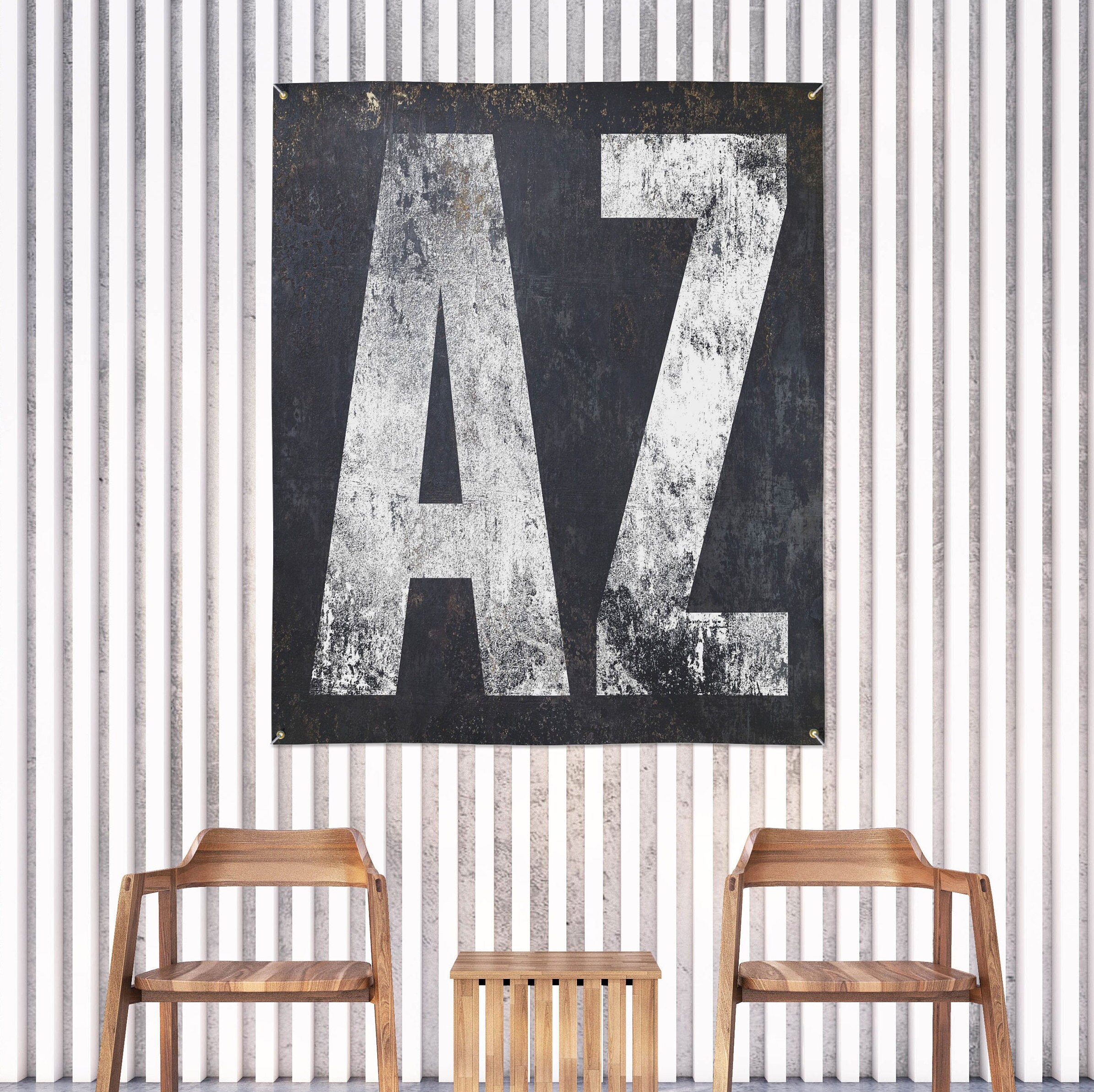 Arizona Western Boho Porch Sign, Outdoor Garden Tapestry Vinyl Sign ...