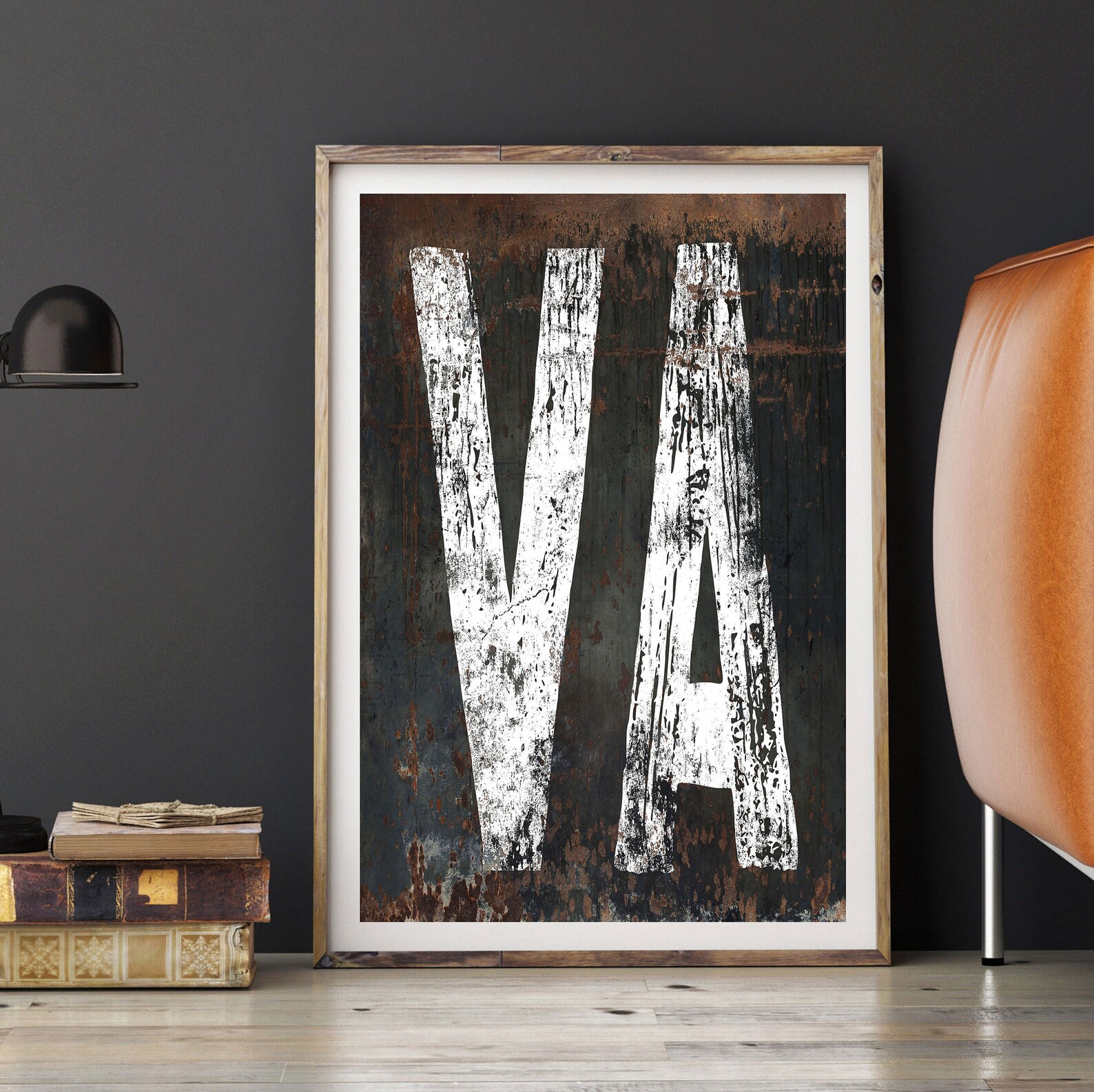 Virginia Typography Poster Print; Home State Letter Art, Word Art Print ...
