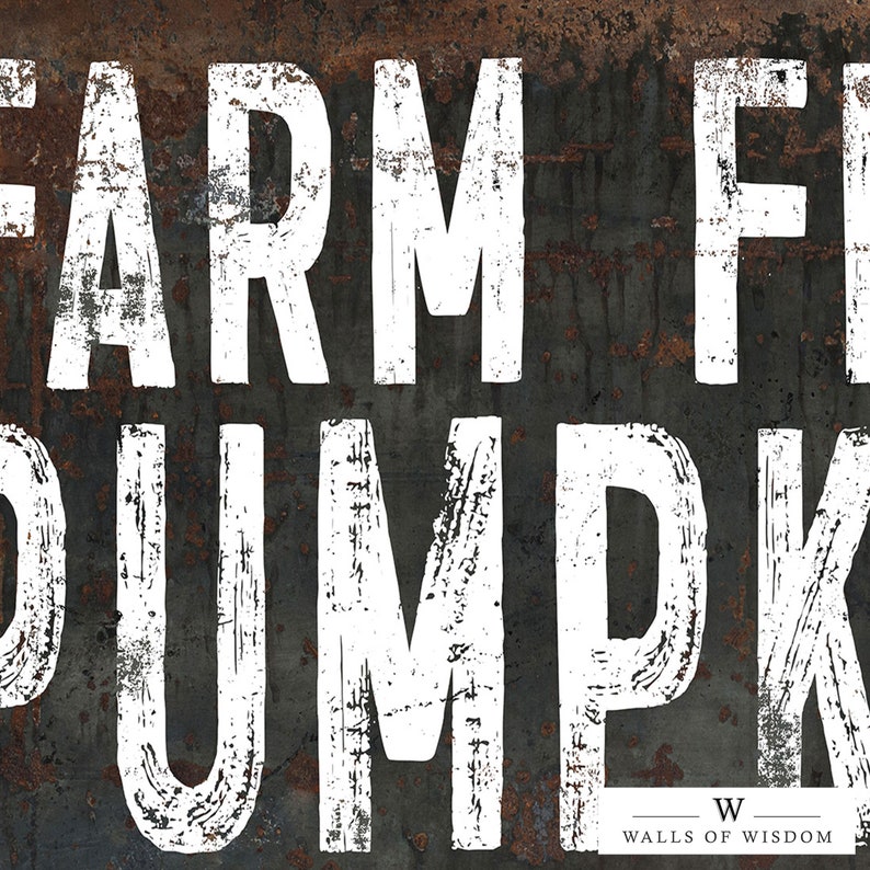 Fall Pumpkins Sign Printable Vintage Fall Wall Art Fall - Etsy
