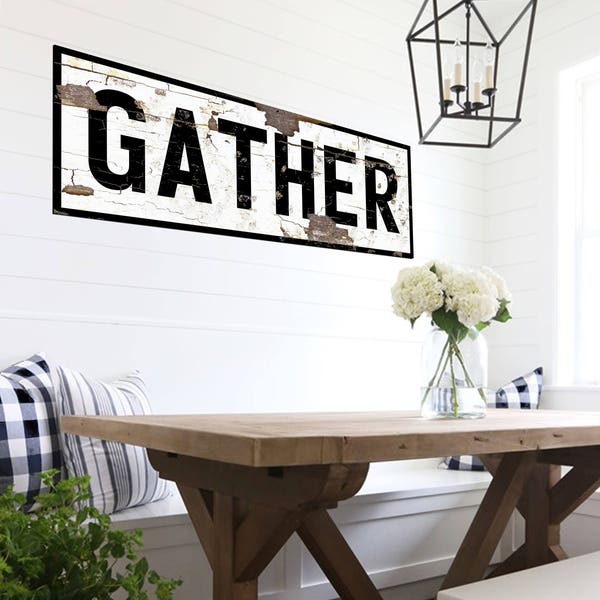 Large Gather Sign - Etsy
