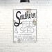 FARMHOUSE Sign Feed and Seed Large Farmhouse Kitchen Signs - Etsy