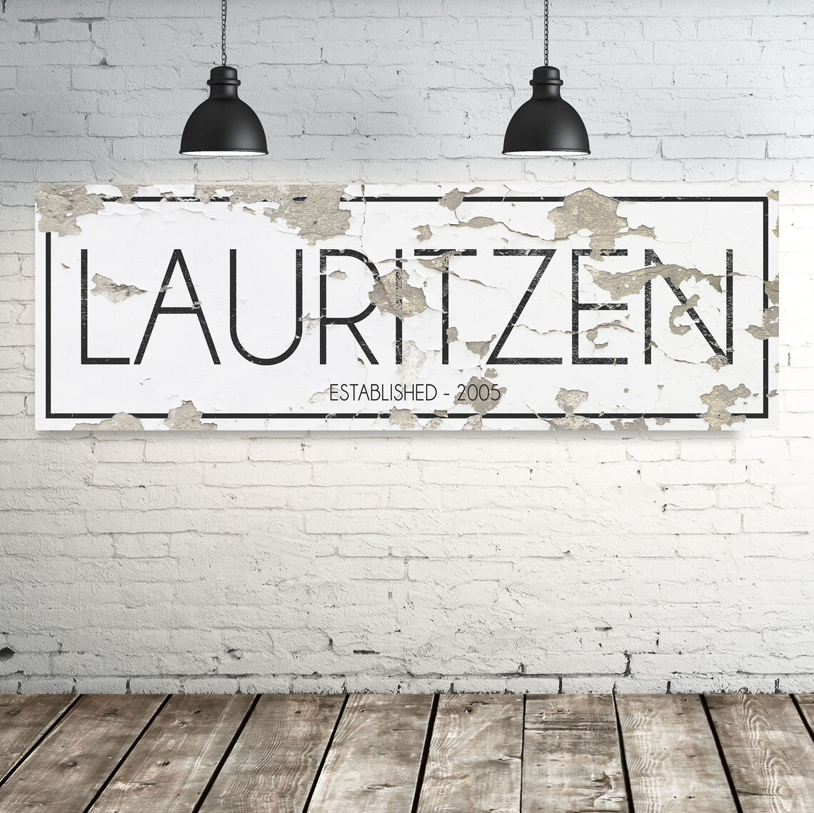 Family Established Signs Rustic Gift for Her Rustic Last Name - Etsy