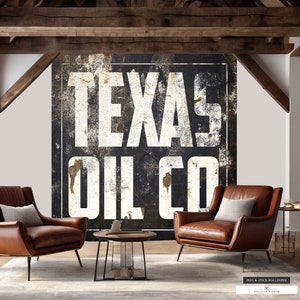 Texas Western Decor Mural Wallpaper Peel and Stick Large Wall Art ...