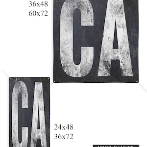 California Western Decor Outdoor Sign Vinyl Banner - Black and White ...