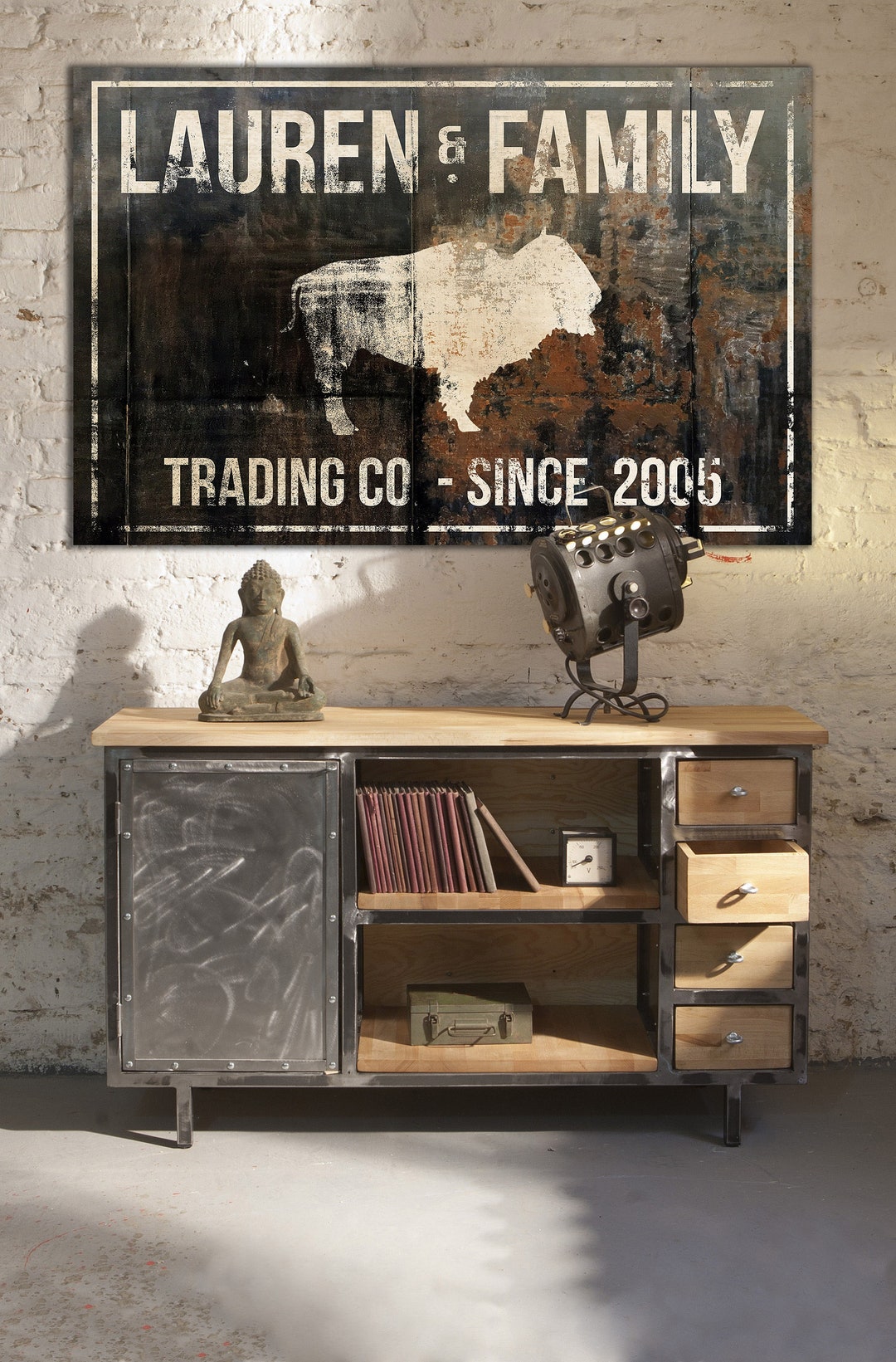 Est Family Name Sign Personalized Last Name Est Signs Est Last - Etsy