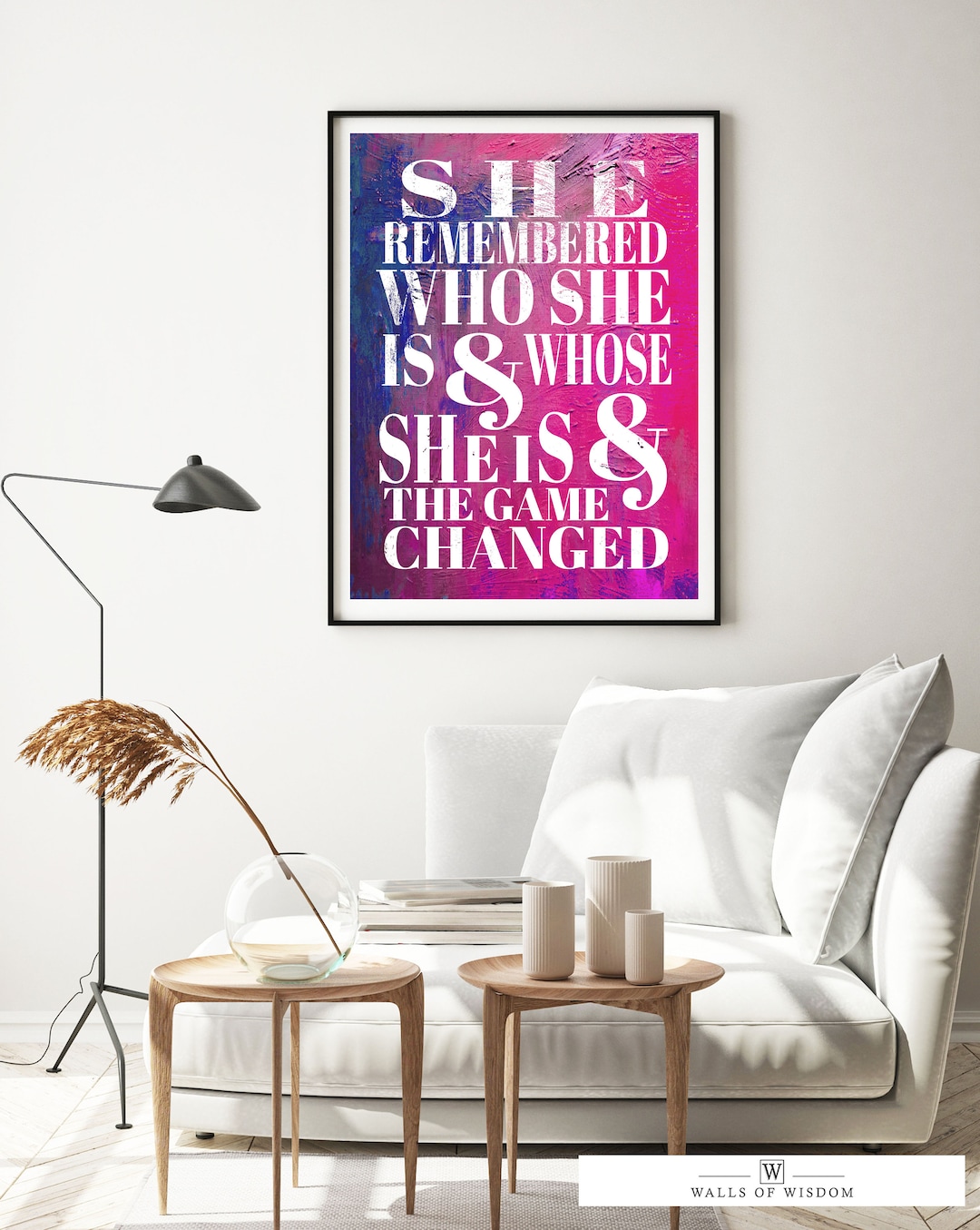Inspirational Christian Poster Distressed Pink She - Etsy