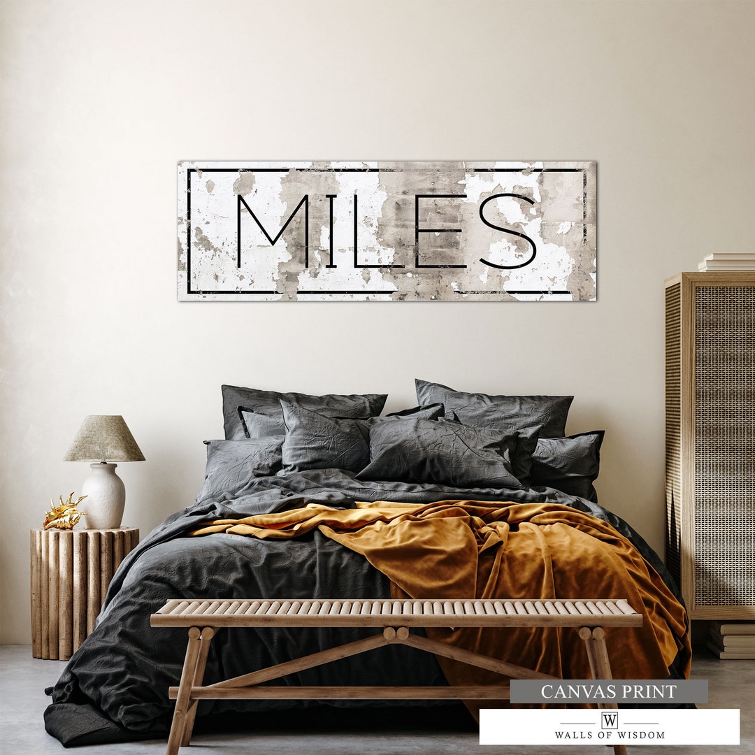 Personalized Modern Name Sign Gift for Her Modern Farmhouse Est Sign ...