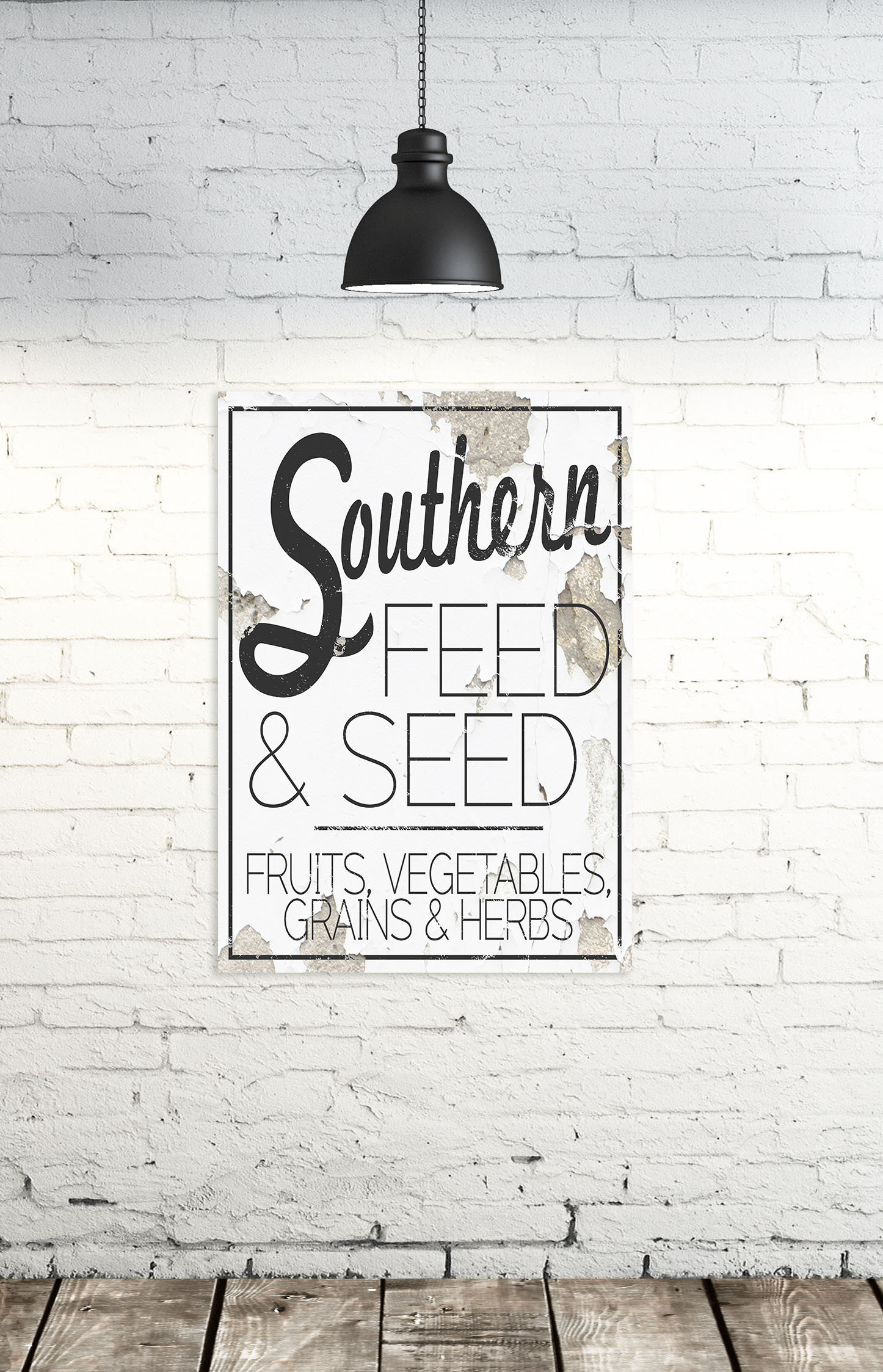 FARMHOUSE Sign Feed and Seed Large Farmhouse Kitchen Signs | Etsy