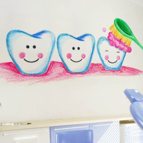 Dental Office Decor for Hygienist Dental Art Wall Decal | Etsy