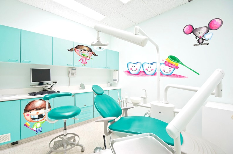Dental Office Decor for Hygienist, Dental Art Wall Decal Perfect for ...