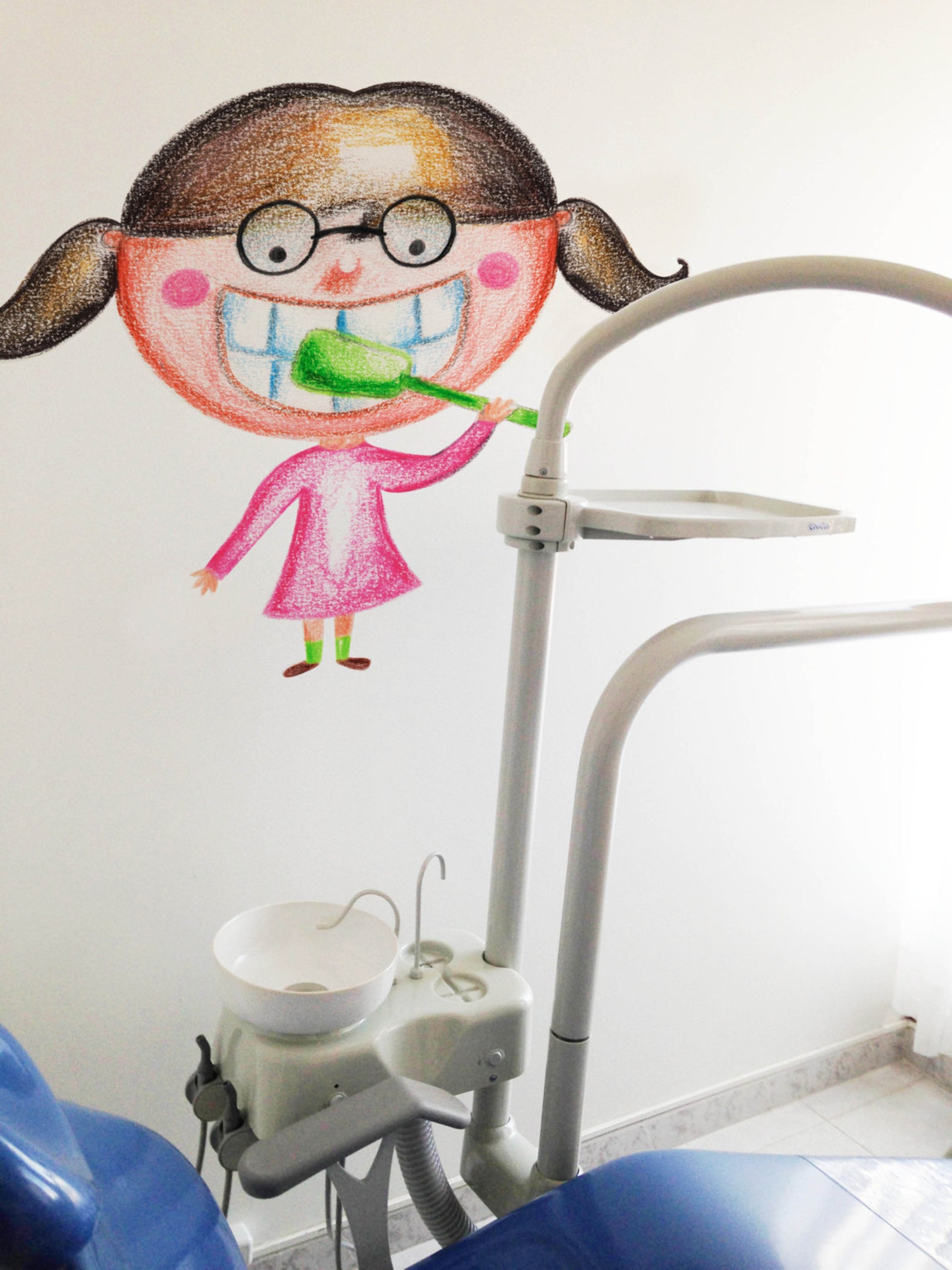 Dental Office Decor for Hygienist Dental Art Wall Decal | Etsy