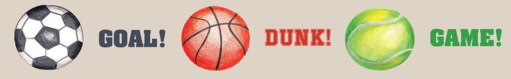 Border Decal Football Soccer Peel and Stick Wall Border - Etsy