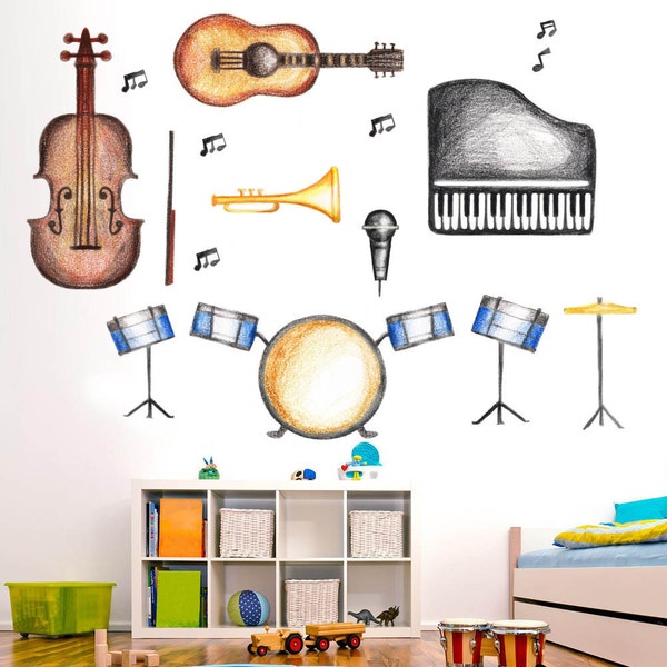 Music Wall Decal - Etsy