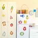 Kitchen Decor With 14 Pieces Healthy Food Wall Decal, Lovely Fruits and ...