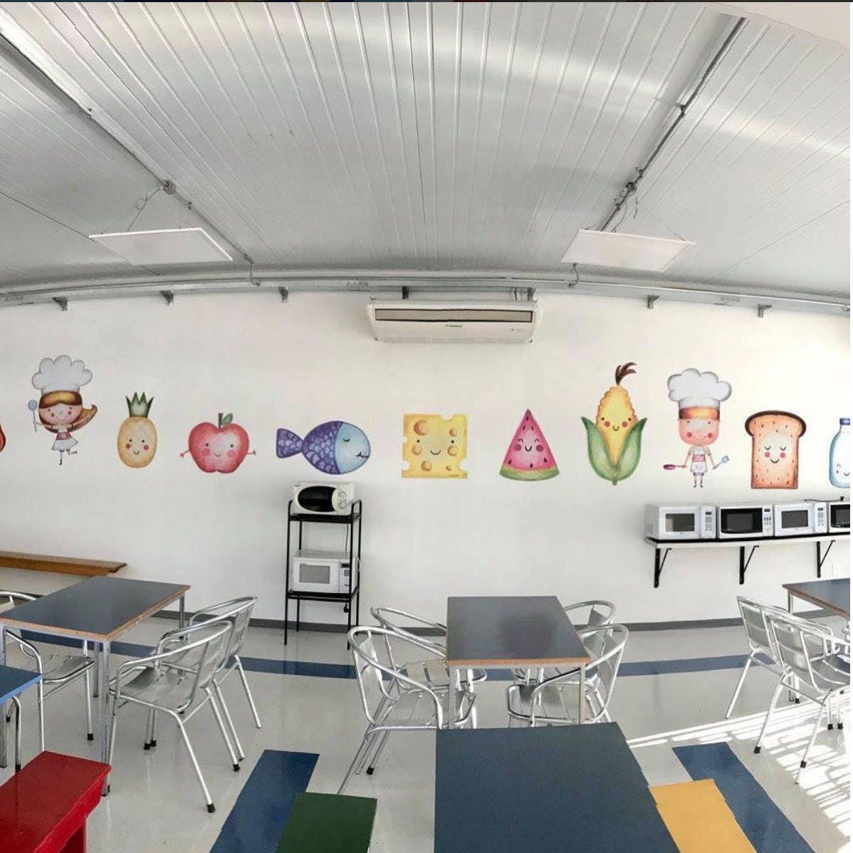 Kitchen Decor With 14 Pieces Healthy Food Wall Decal, Lovely Fruits and ...