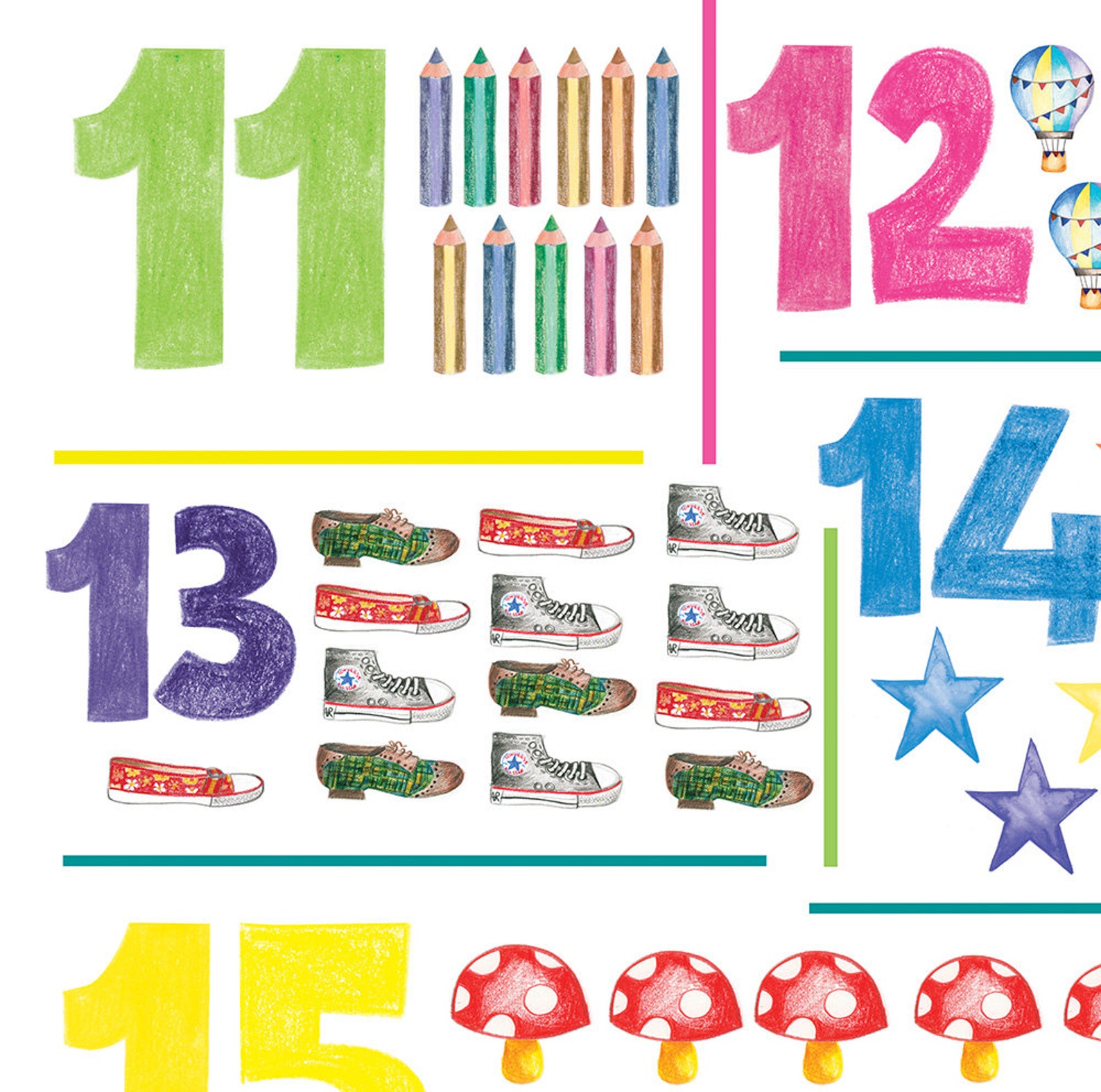 Educational Toy Numbers Decal Classroom Decor School Wall | Etsy