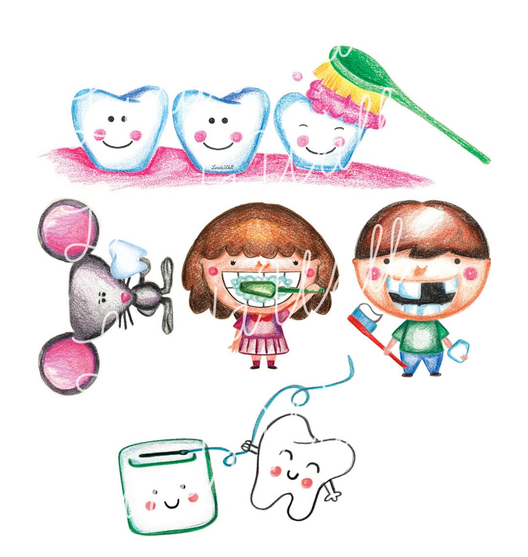 Dental Office Decor for Hygienist, Dental Art Wall Decal Perfect for ...