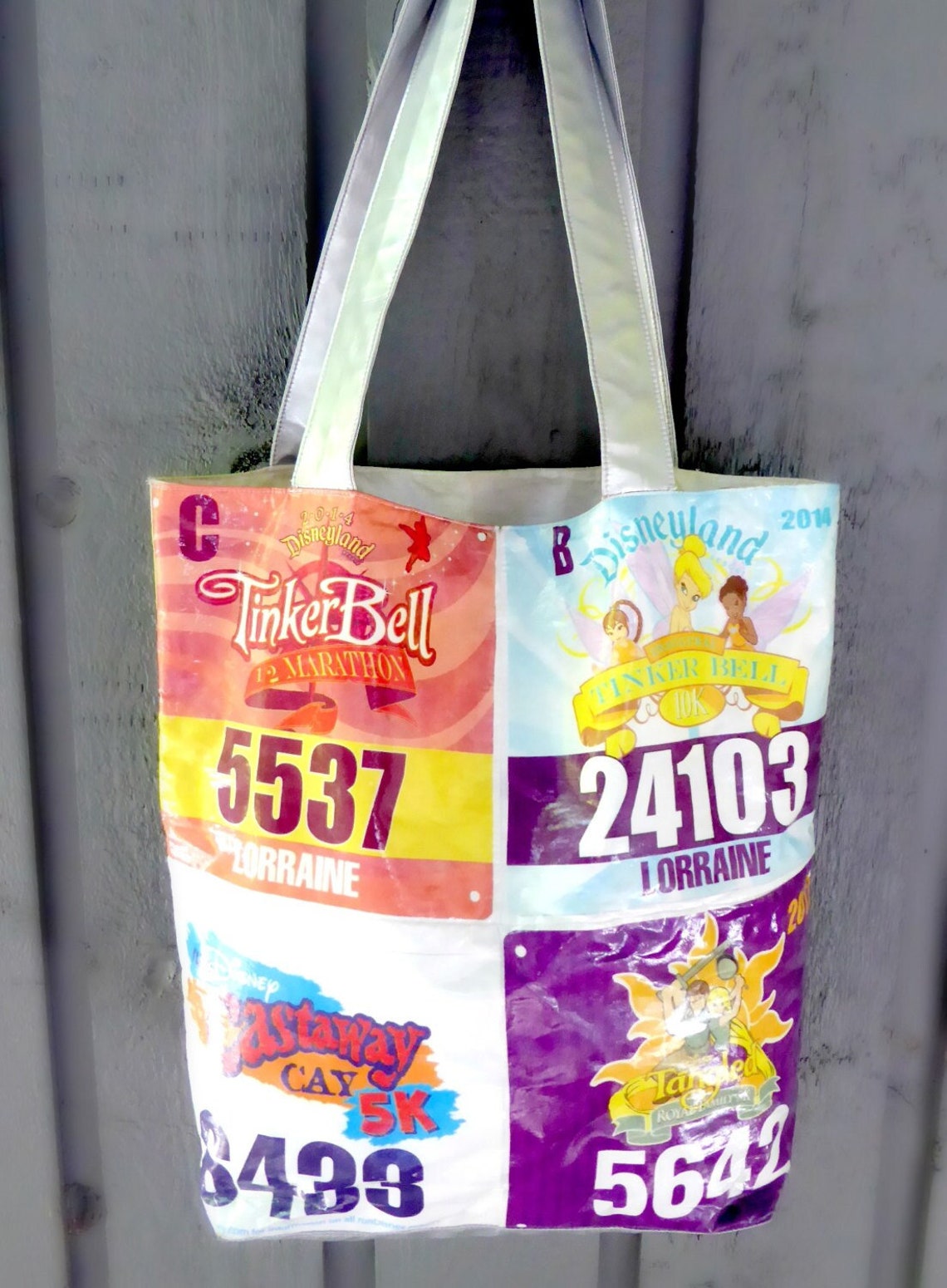 Race Bib Shopping Tote Bag; Great Gift for Runners, Running Number Bag ...
