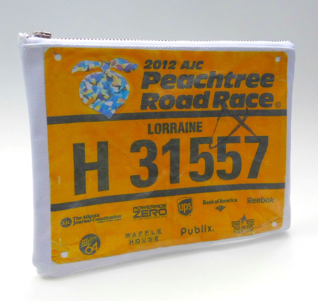 Personalized Race Bib Zipper Pouch; Perfect Gift for Runners; Running ...