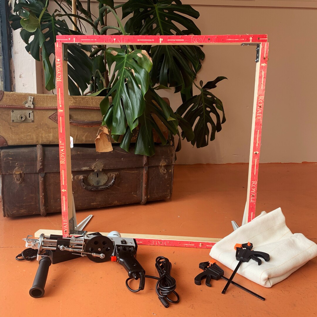 Tufting Kit Tufting Machine and Frame. All in One Tufting Kit - Etsy