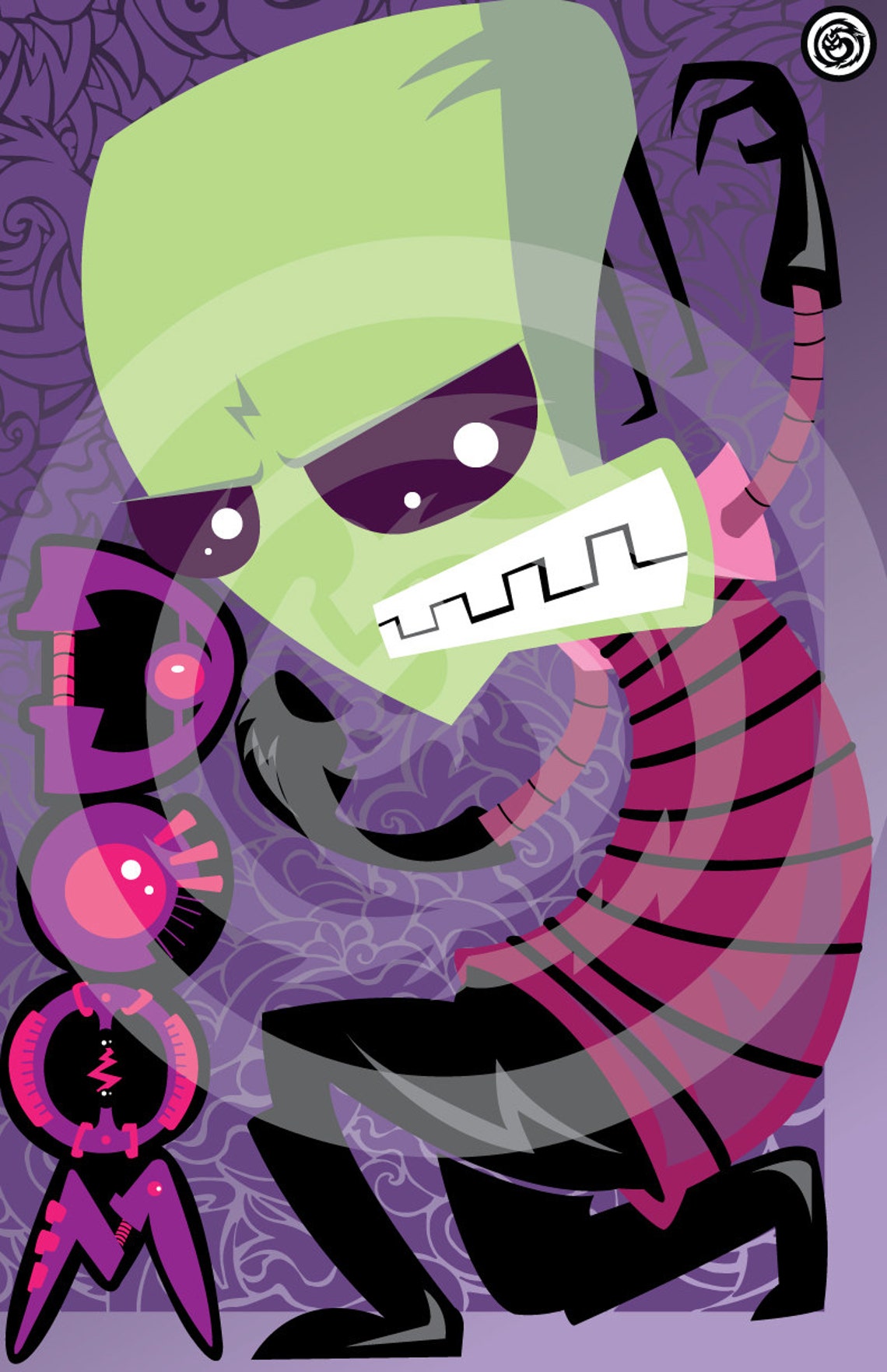 Invader Zim Poster 11x13 | Etsy