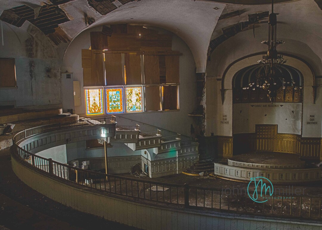 Fine Art Photography, Urban Decay, Abandoned Church, Wall Decor, Home ...