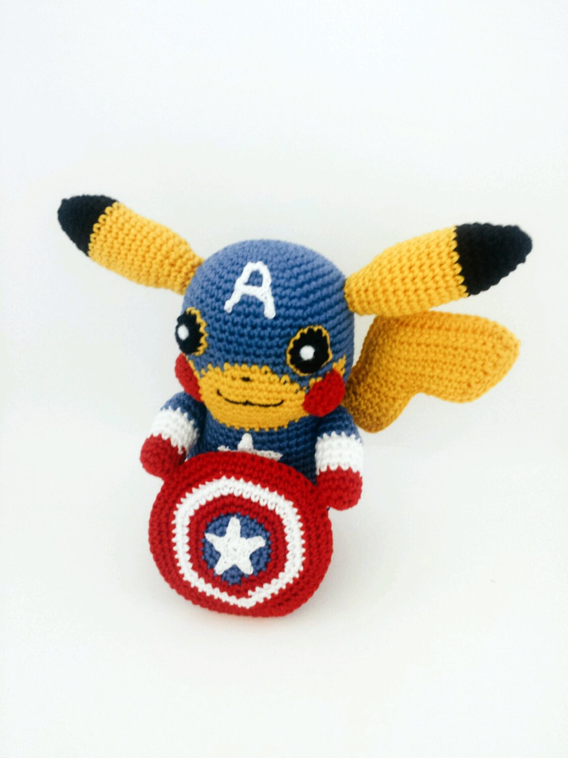 Pikachu Captain America Amigurumi Crochet Pattern PDF - Etsy Canada