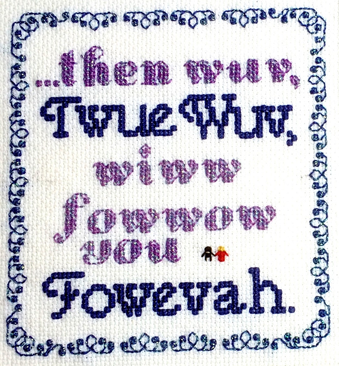 Princess Bride "twue Wuv" Cross-stitch Pattern - Etsy
