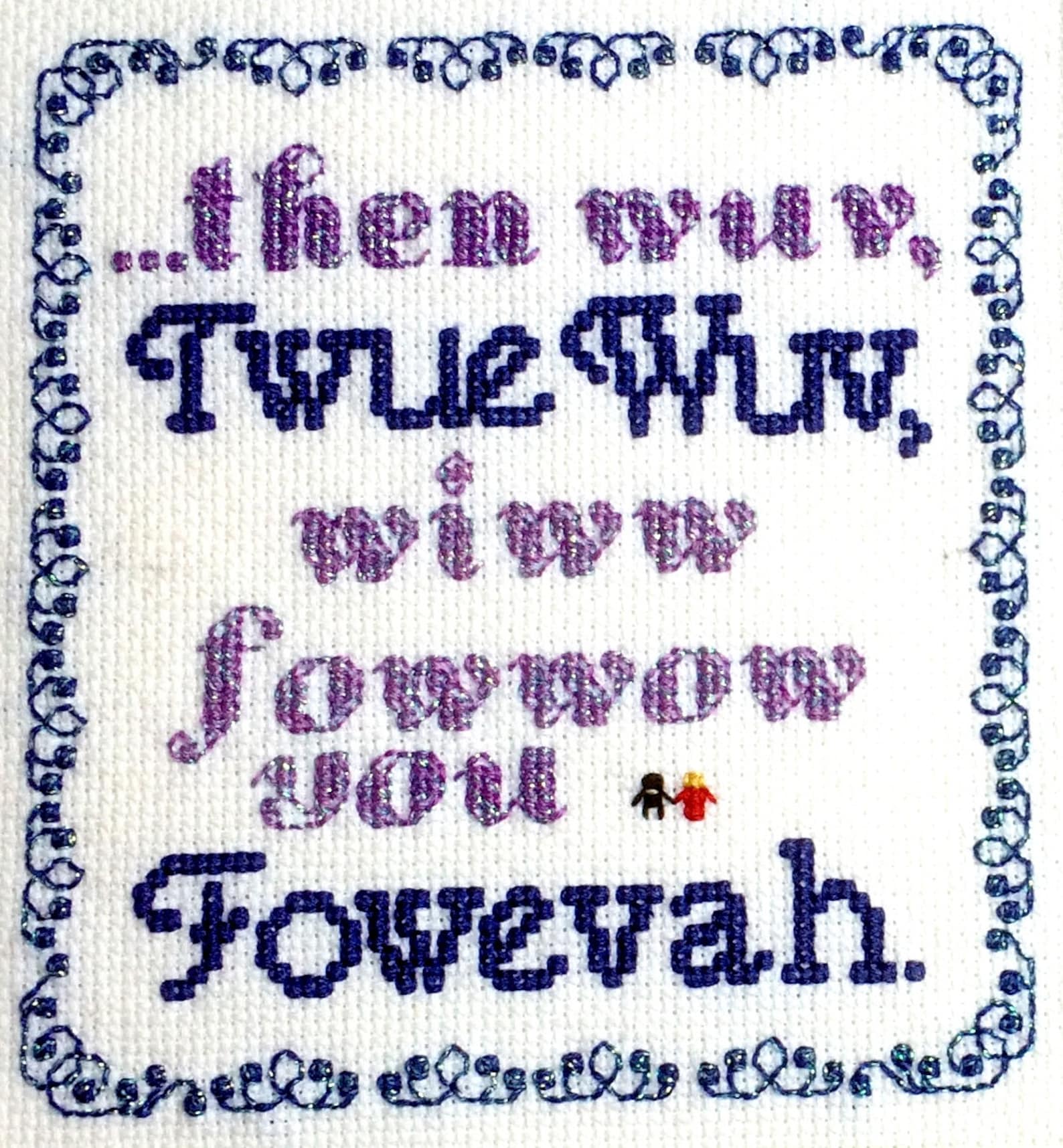 Princess Bride "twue Wuv" Cross-stitch Pattern - Etsy